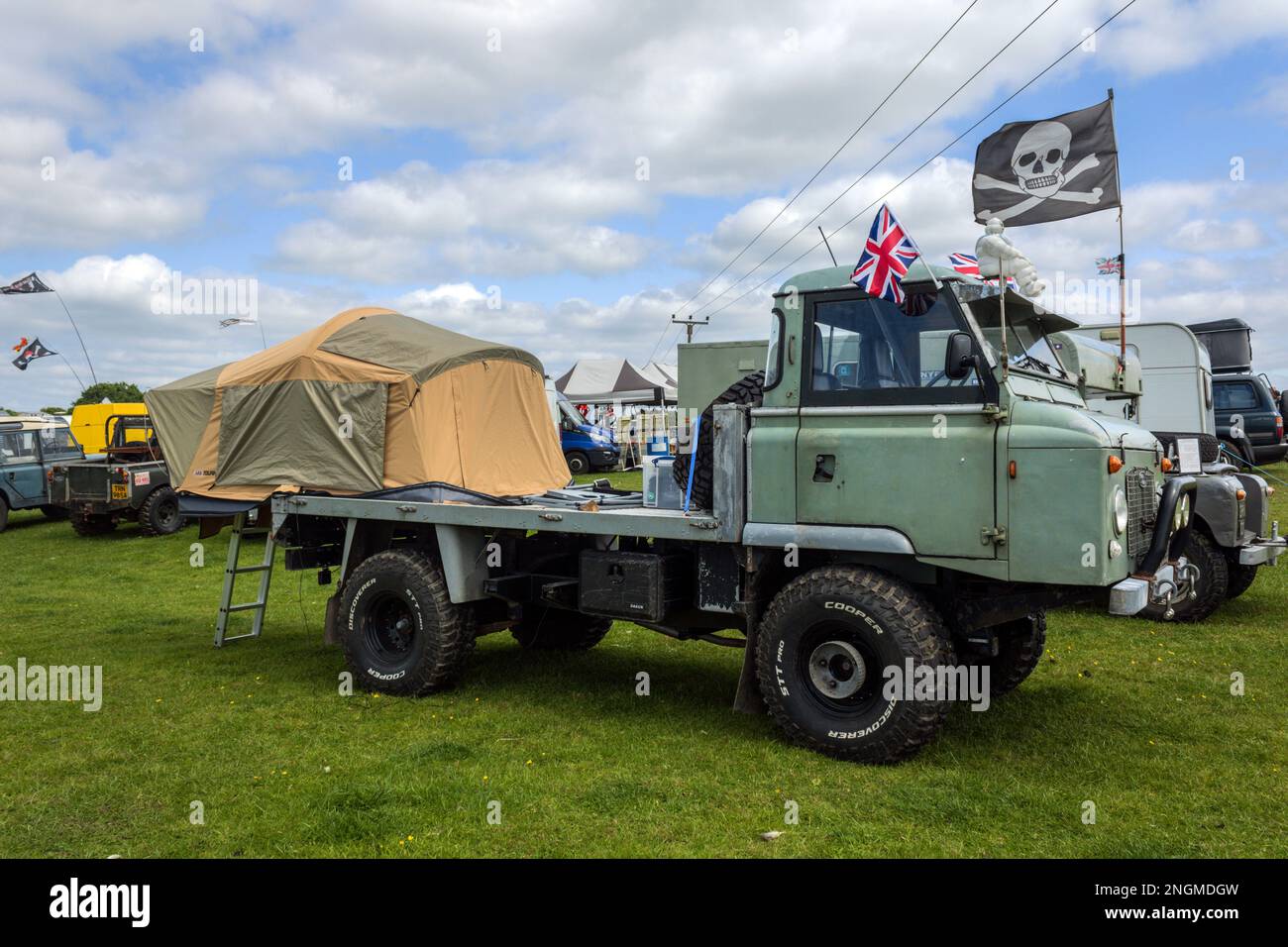 Land Rover. Heskin Steam Rally 2022 Stock Photo - Alamy