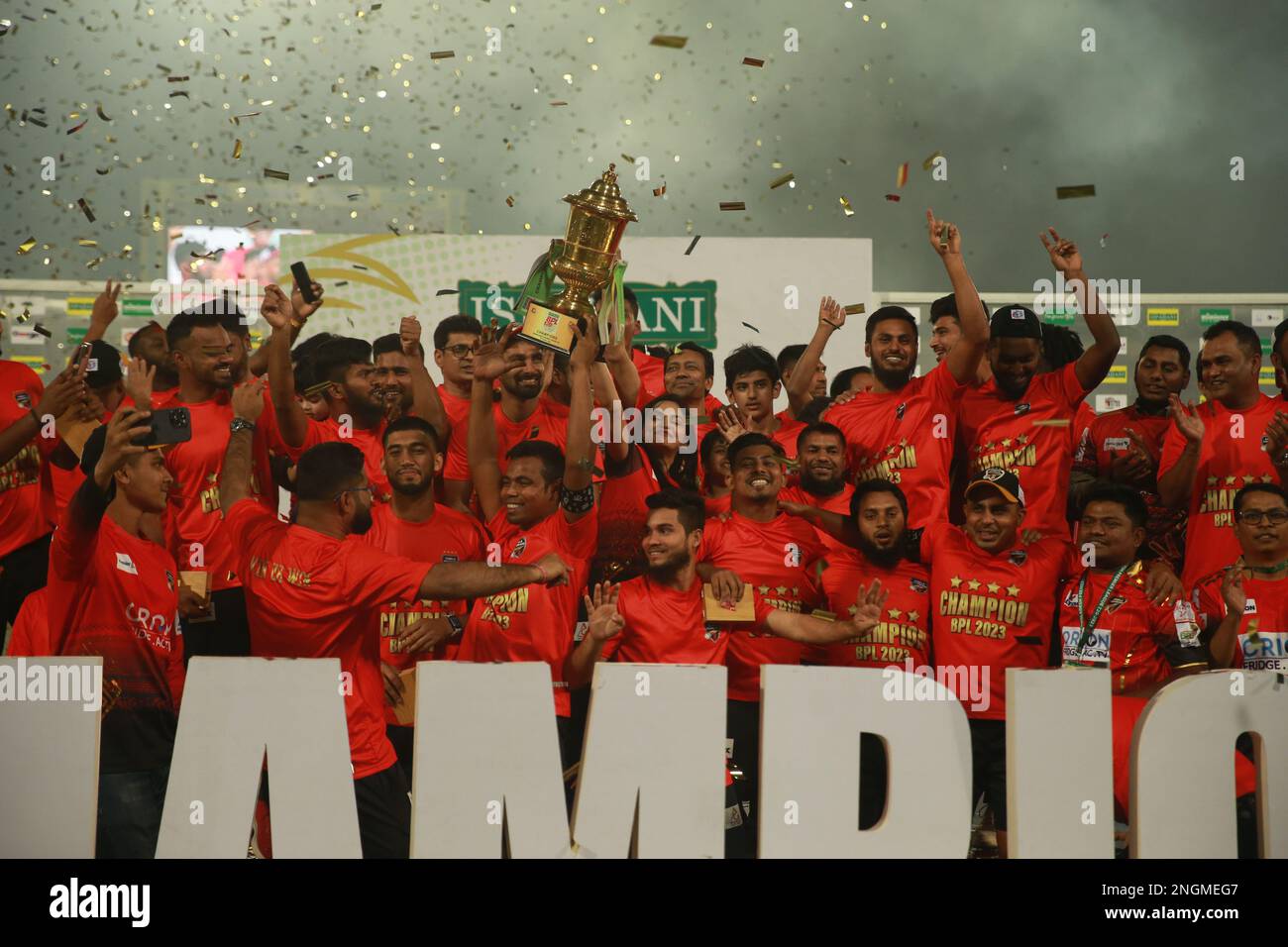 Bangladesh Premier League (BPL) final match between Cumilla Victorians ...