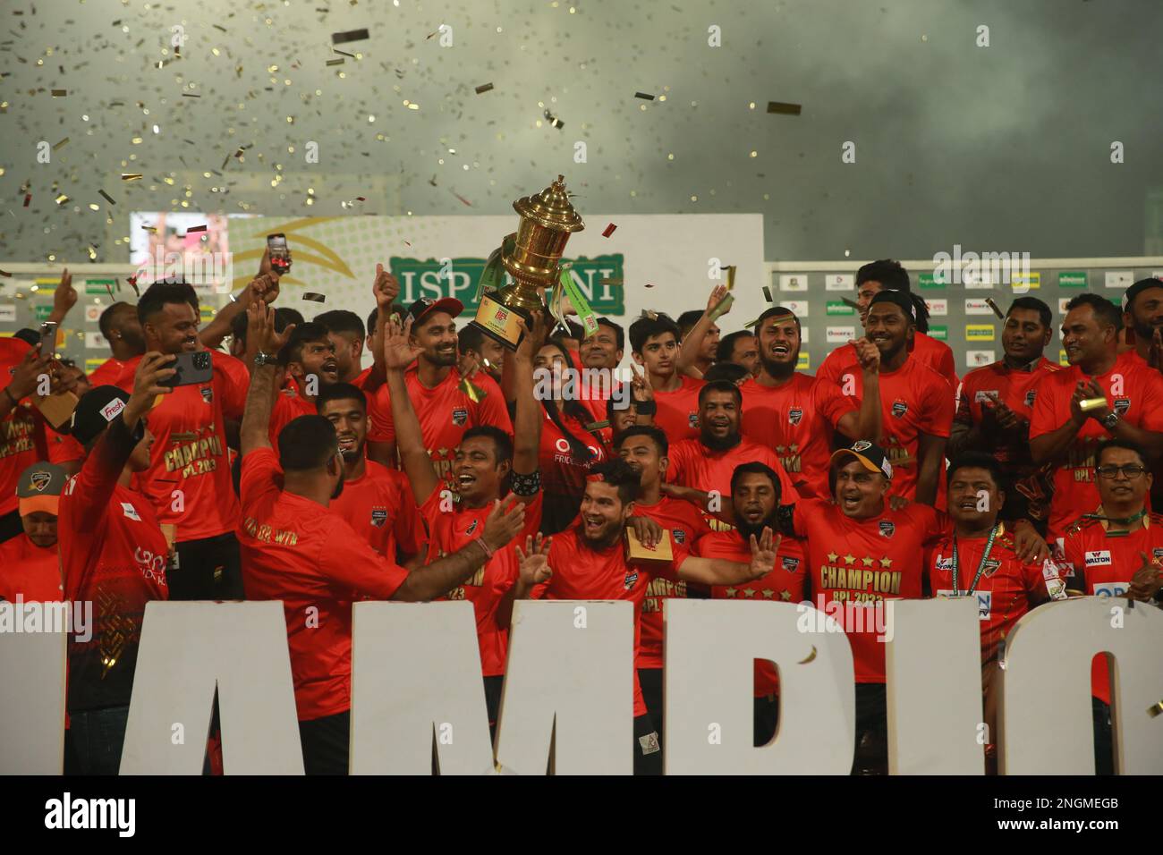 Bangladesh Premier League (BPL) final match between Cumilla Victorians ...