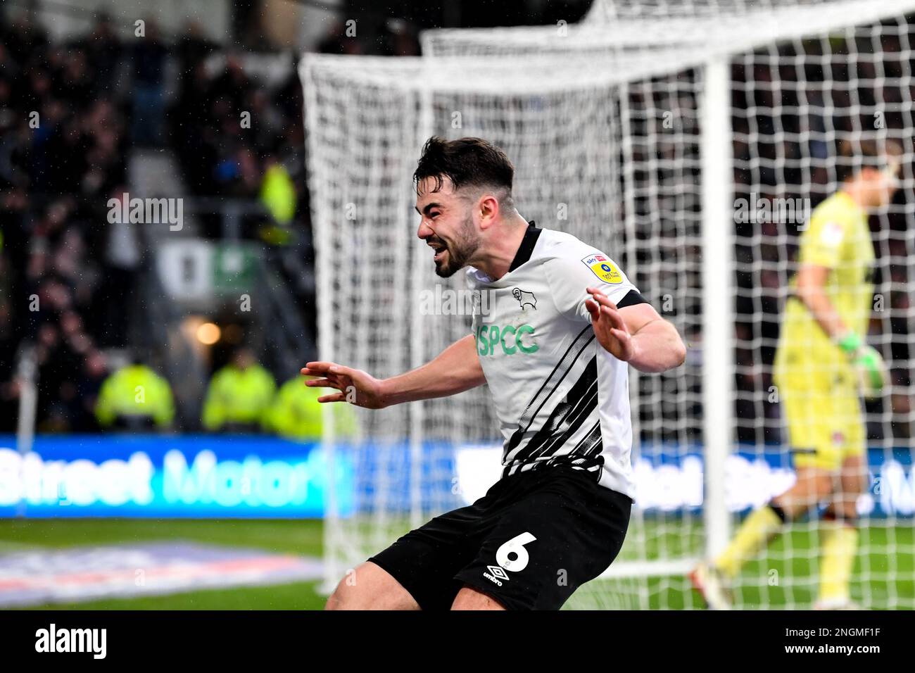 Pride Park, Derby, Derbyshire, UK. 18th Feb, 2023. League One Football, Derby County versus ...