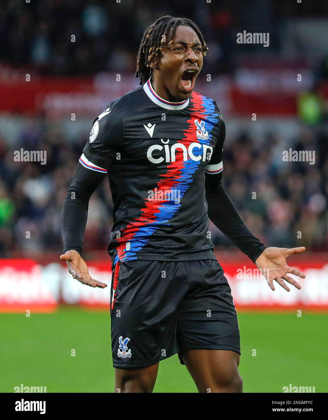 Crystal Palace's Eberechi Eze celebrates scoring their side's first ...