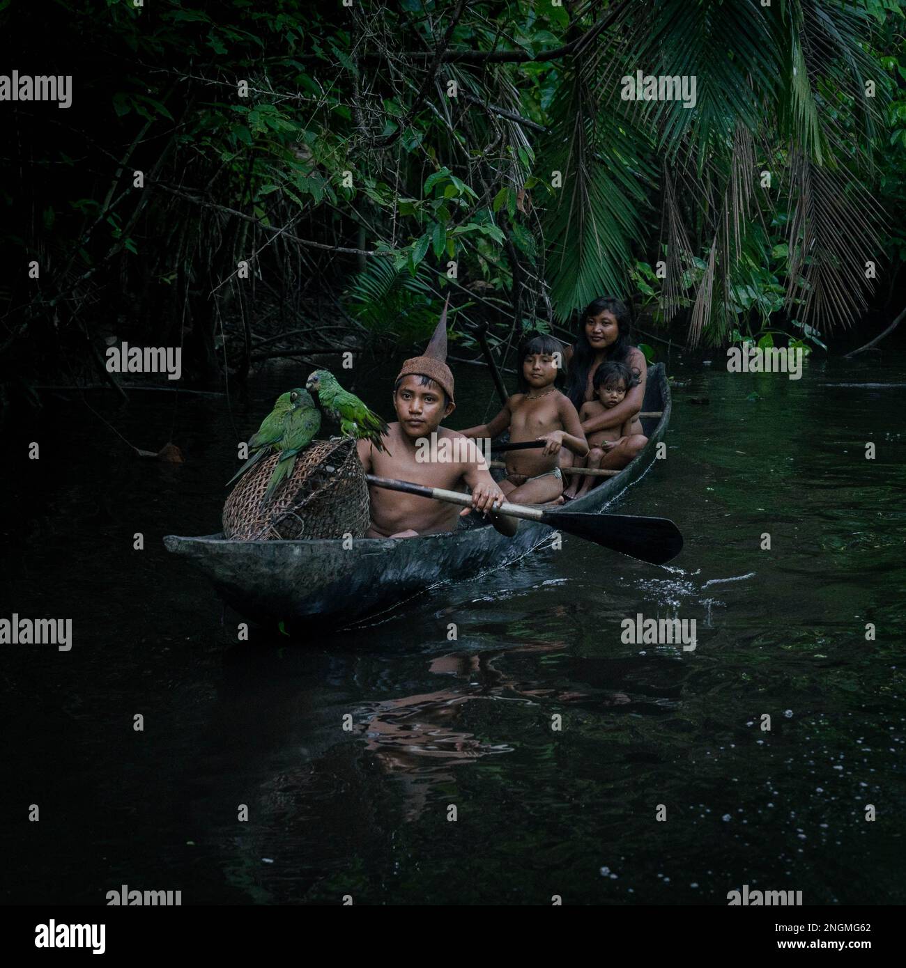 Amazonia tribe hi-res stock photography and images - Alamy
