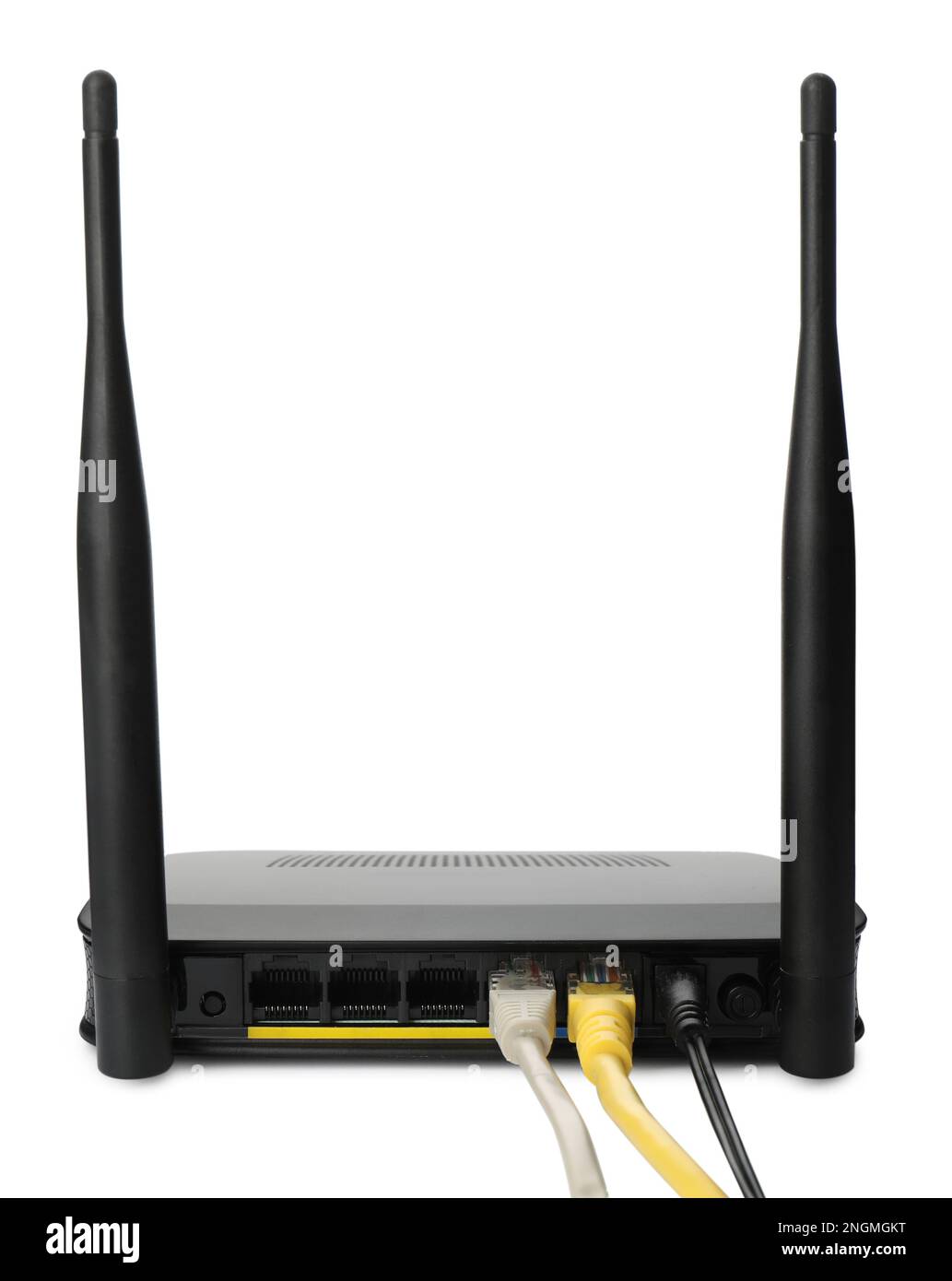 New modern Wi-Fi router isolated on white Stock Photo - Alamy