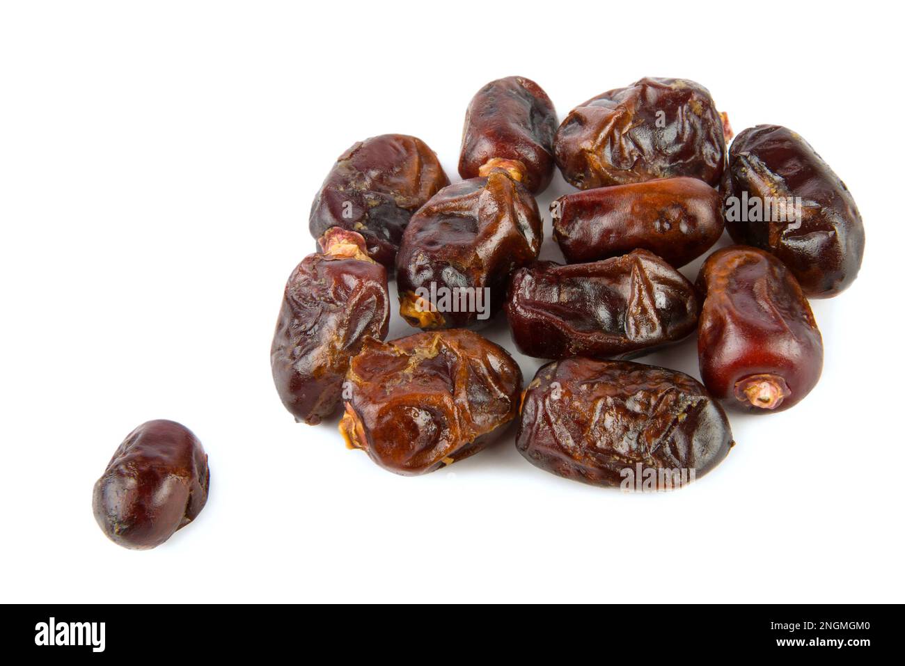 Dried dates isolated on white background. Free space for text Stock ...