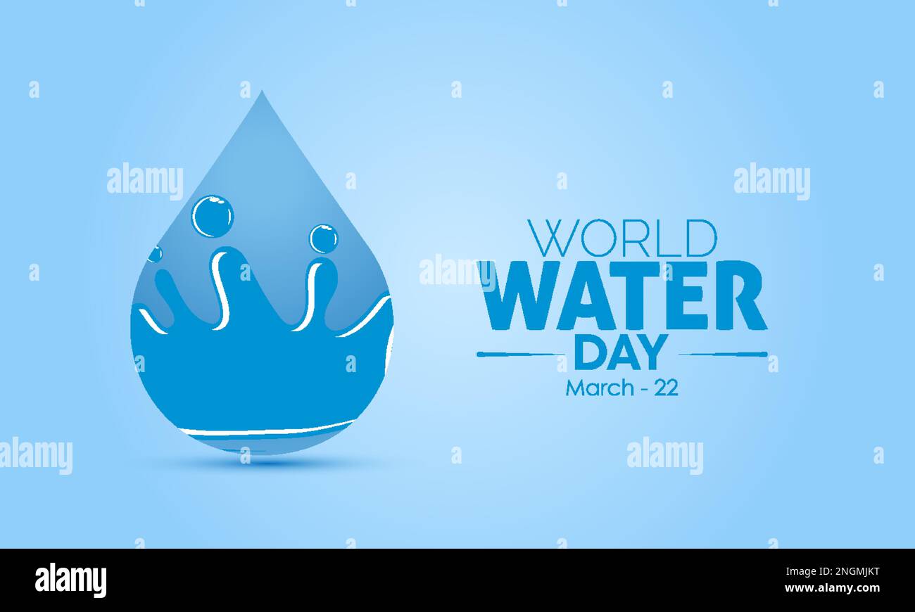 Importance of fresh water for save life save earth concept banner ...