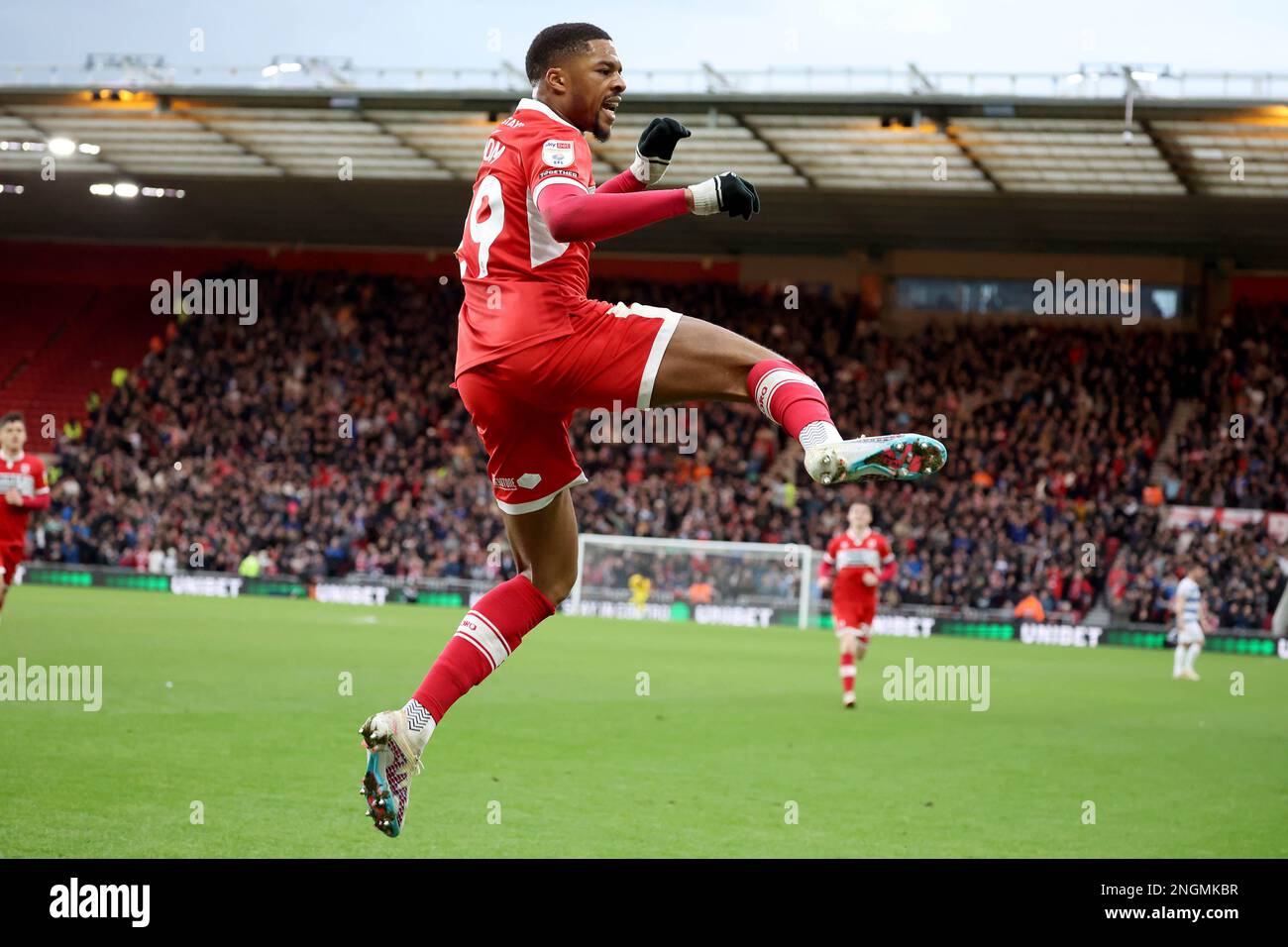 Middlesbrough, UK. 18th Feb, 2023. Chuba Akpom of Middlesbrough ...