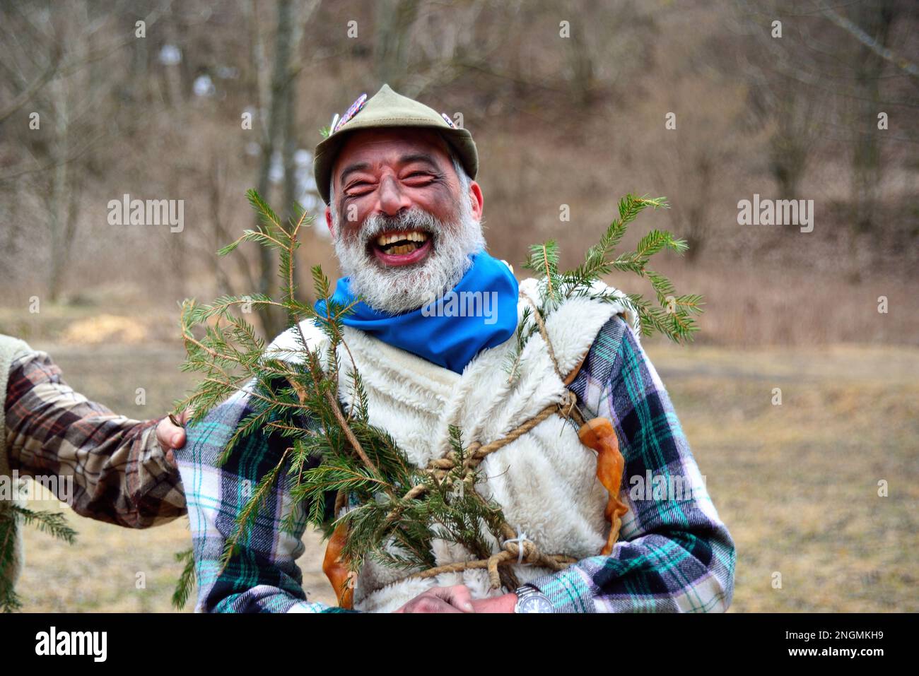 Timau village, Carnic Alps, Italy. February 18th 2023. Timau is a ...