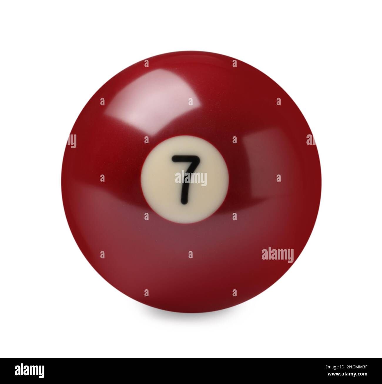 Billiard ball 7 hi-res stock photography and images - Alamy