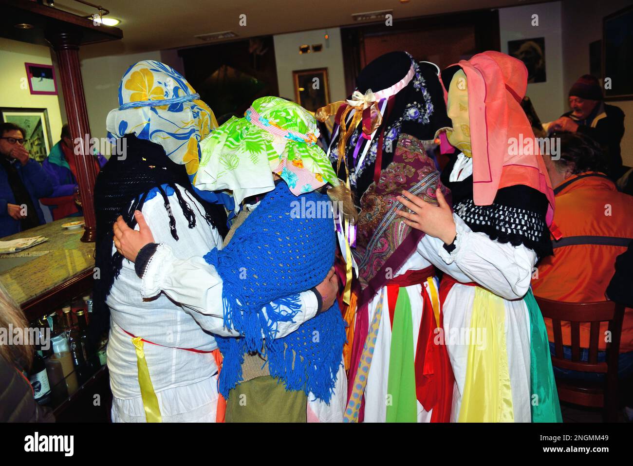 Timau village, Carnic Alps, Italy. February 18th 2023. Timau is a ...