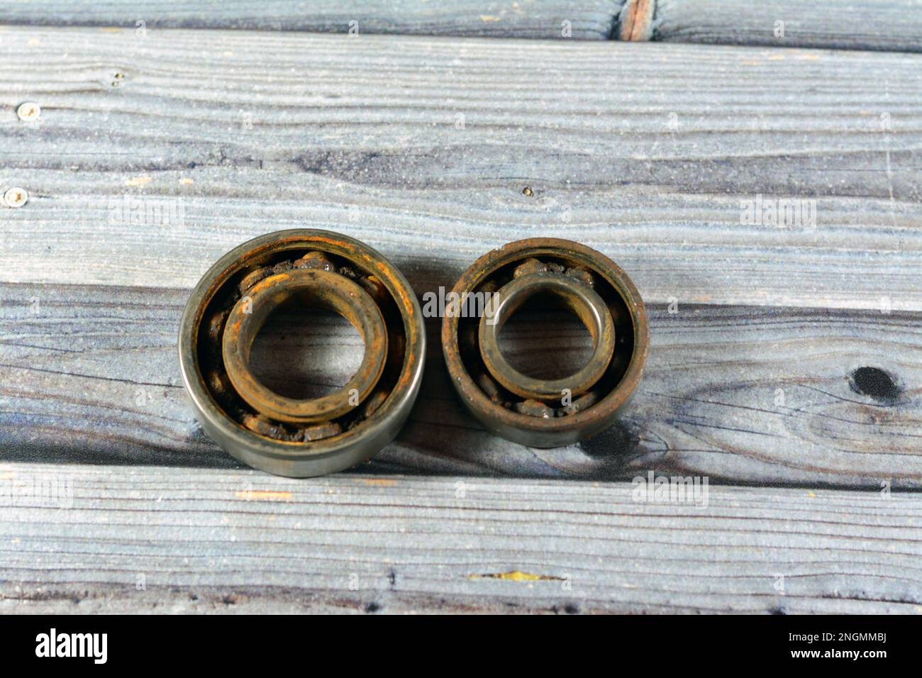 ball bearing kit and oil seal that were replaced with new ones, washing ...