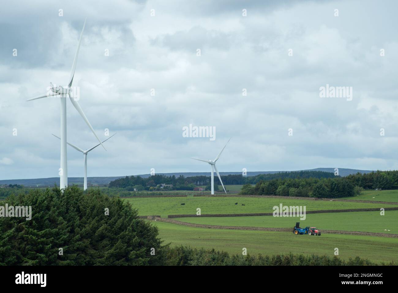 Wind turbines in farm fields hi-res stock photography and images - Alamy
