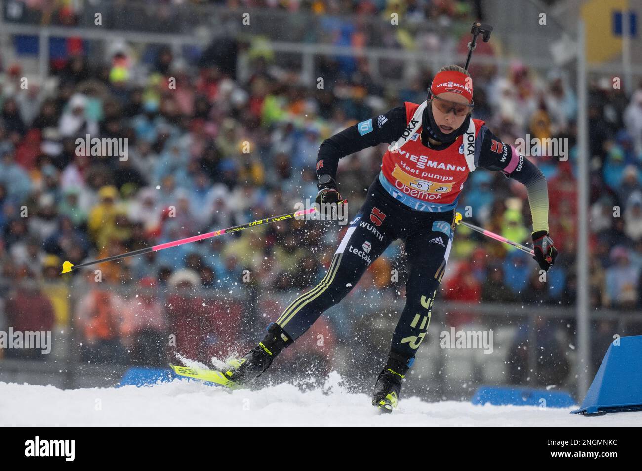 Oberhof, Germany. 18th Feb, 2023. Biathlon: World Championship, relay 4 ...