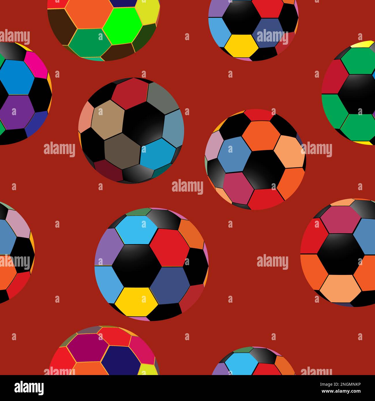 Colorful soccer balls hi-res stock photography and images - Alamy