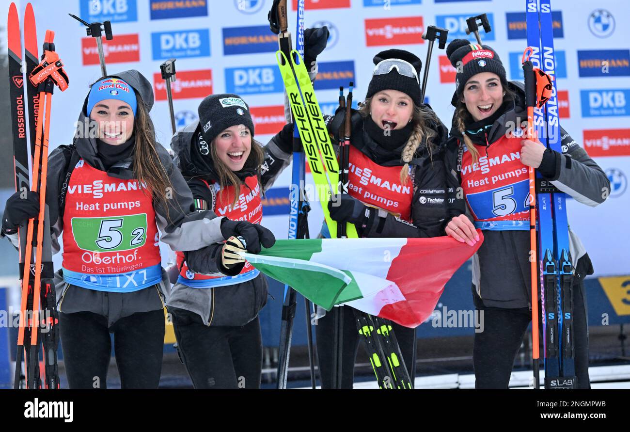 Oberhof, Germany. 18th Feb, 2023. Biathlon: World Championships, relay ...