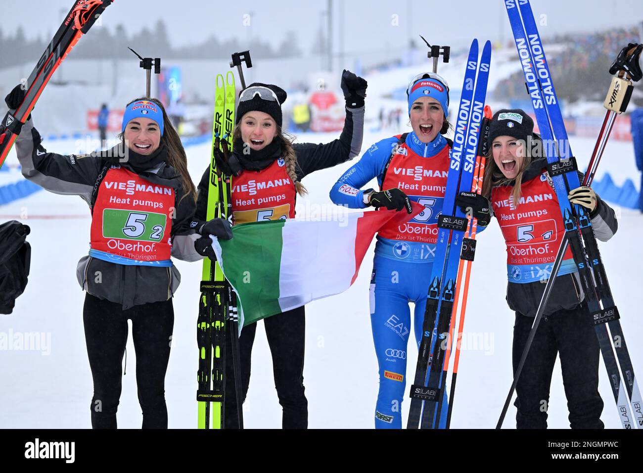 Oberhof, Germany. 18th Feb, 2023. Biathlon: World Championships, relay ...