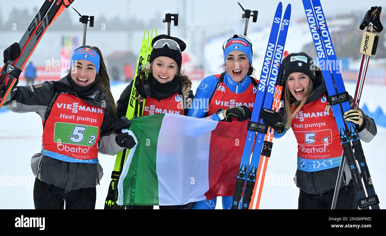 Oberhof, Germany. 18th Feb, 2023. Biathlon: World Championships, relay ...