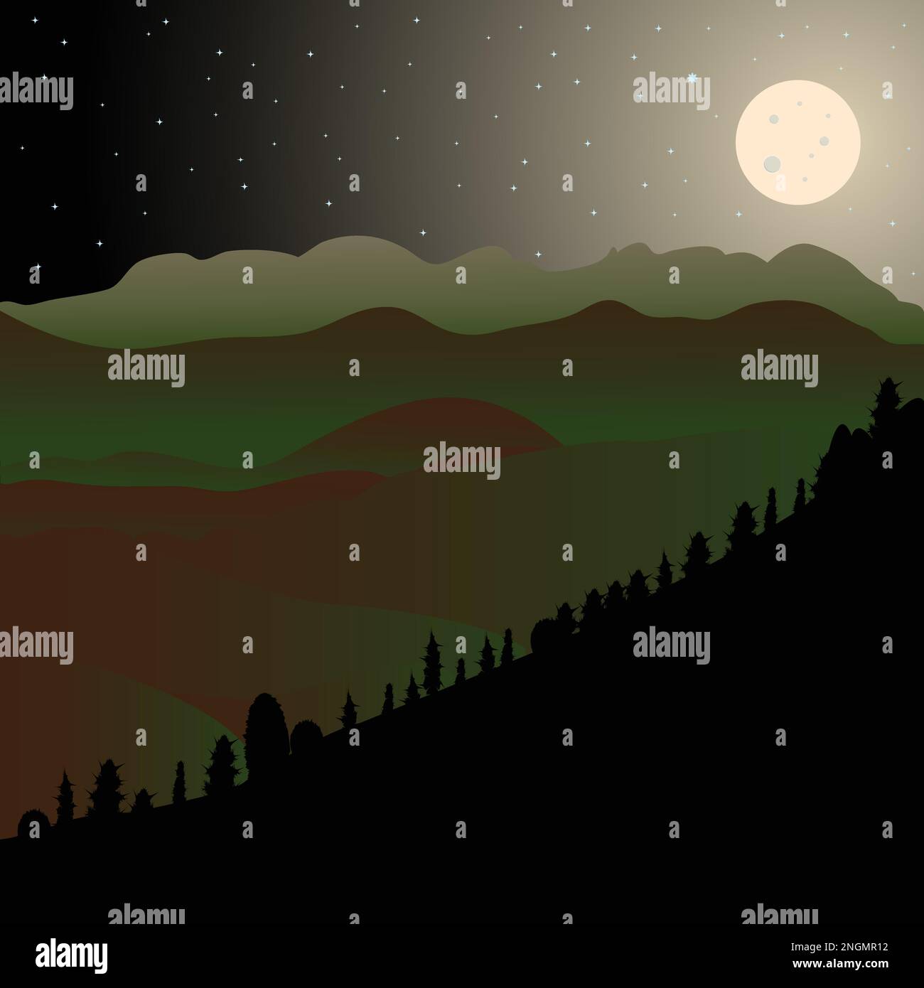 Light after dawn Stock Vector Images - Alamy