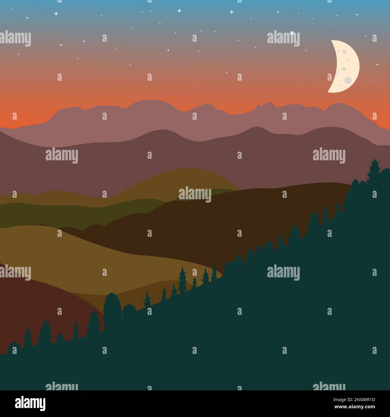Light after dawn Stock Vector Images - Alamy