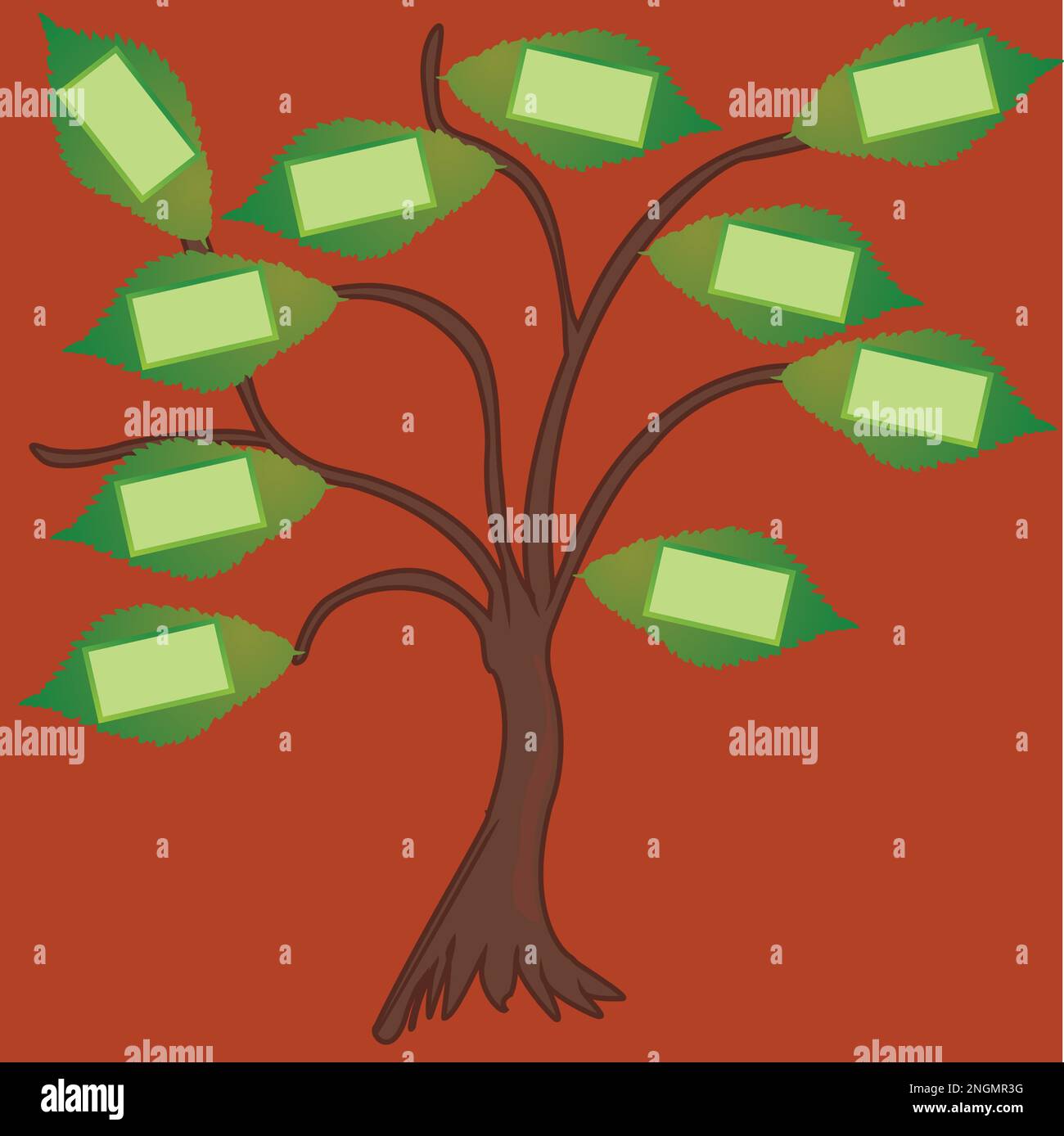 The ten tree plant Stock Vector Images - Alamy