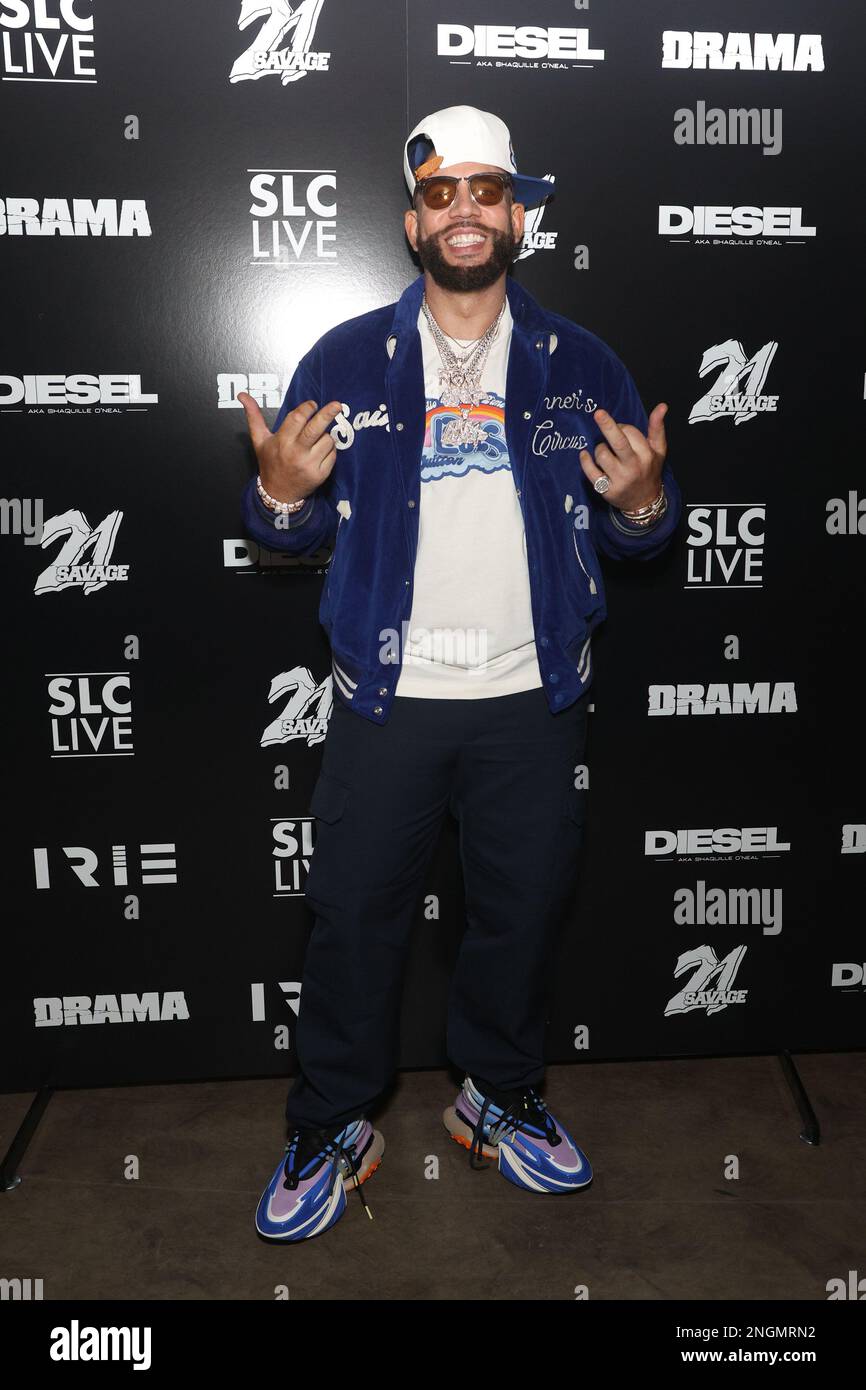 DJ Drama attends the 2023 NBA ALL-STAR WEEKEND at SLC LIVE on February ...