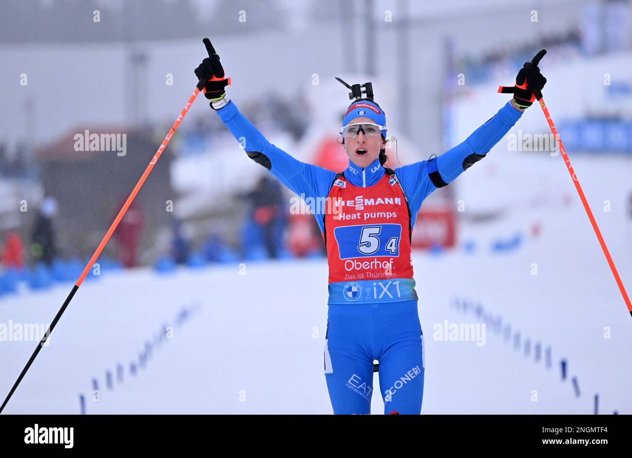 Oberhof, Germany. 18th Feb, 2023. Biathlon: World Championship, relay 4 ...