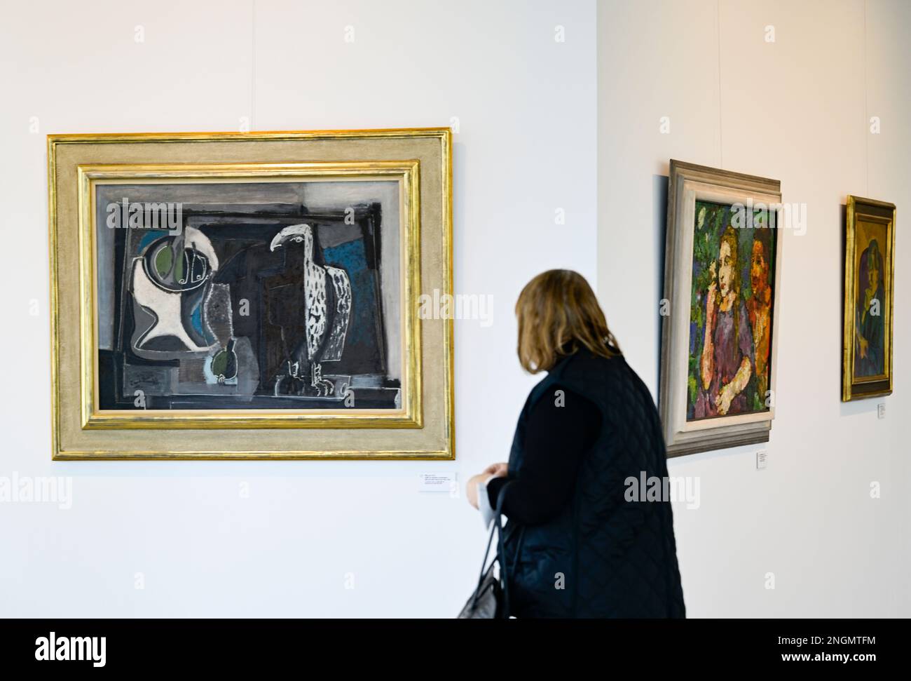 Prague, Czech Republic. 18th Feb, 2023. Exhibition before the auction ...