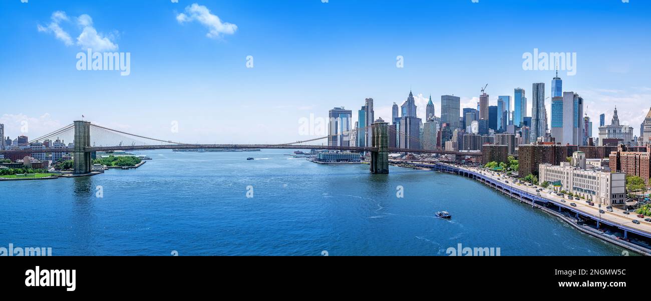 Sunny day view on brooklyn hi-res stock photography and images - Alamy