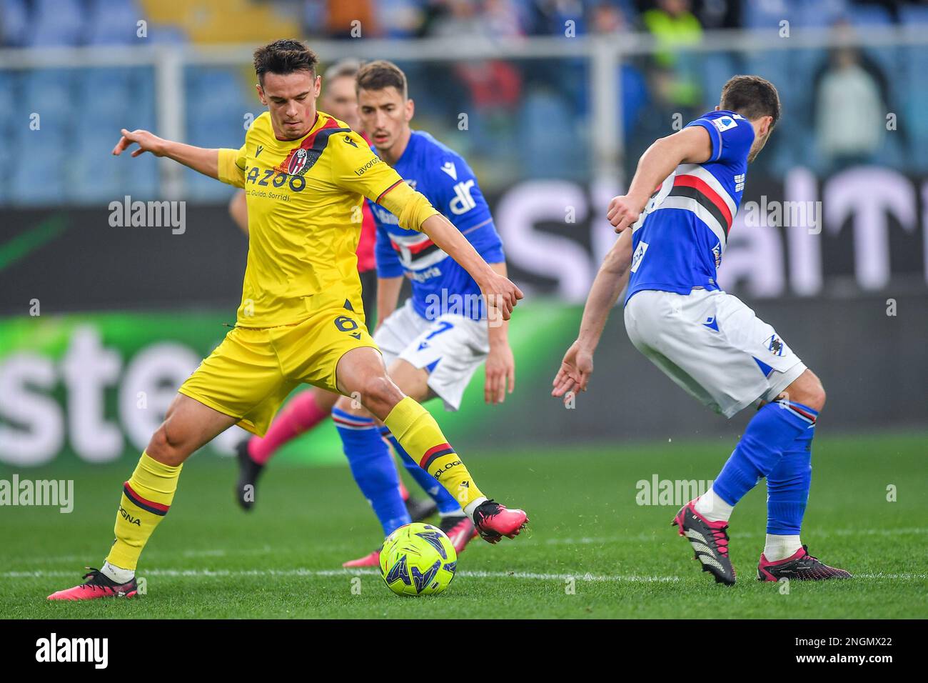 Luigi Ferraris stadium, Genova, Italy, February 18, 2023, Nikola Moro ...