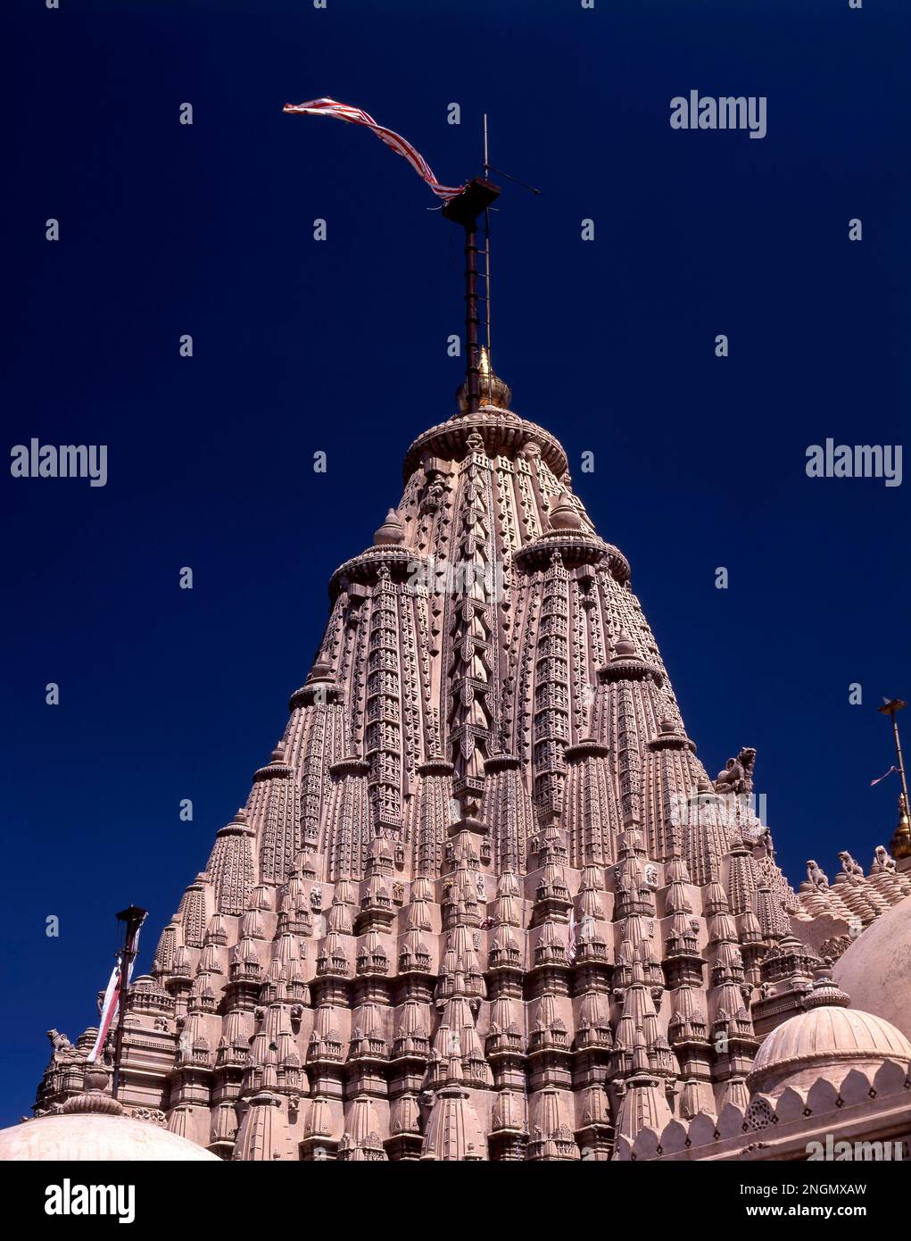Shikara Adinath temple, Palitana, Gujarat, India. Shri Adishwara or ...