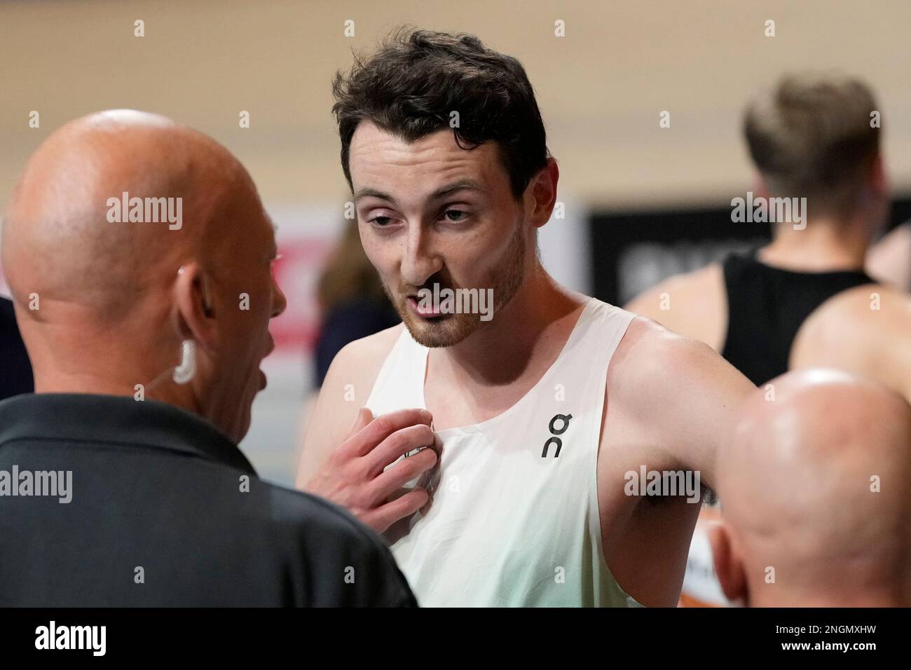 Noah baltus competing on the 1500m men hi-res stock photography and ...
