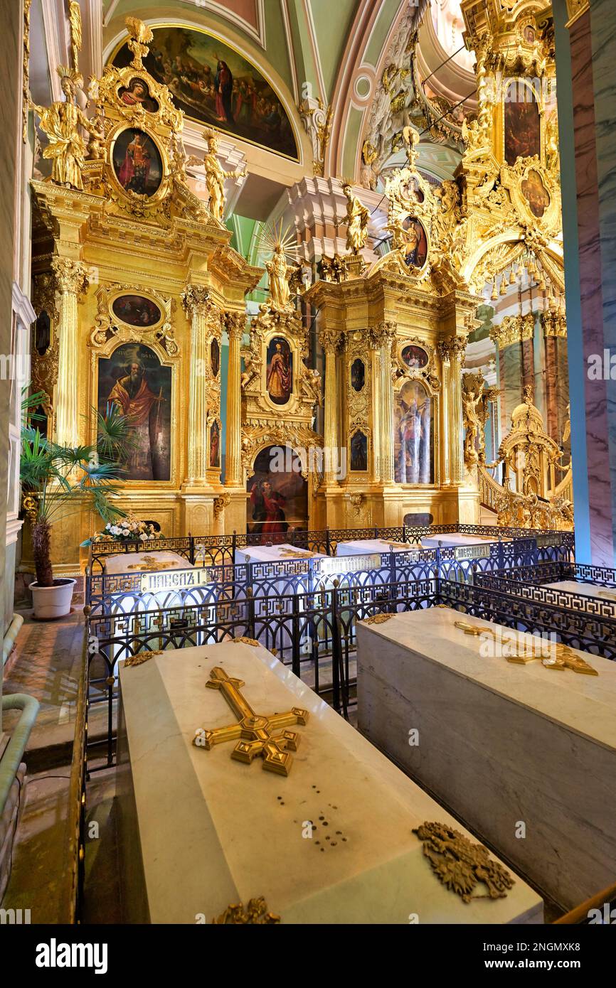 St. Petersburg Russia. Peter and Paul Cathedral at Peter and Paul Fortress Stock Photo - Alamy
