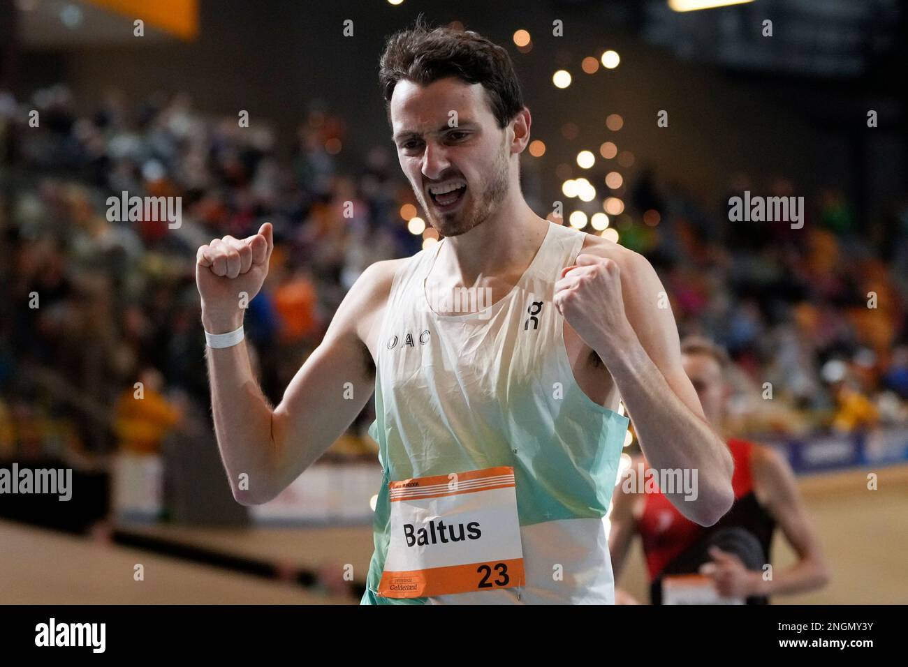 Noah baltus competing on the 1500m men hi-res stock photography and ...