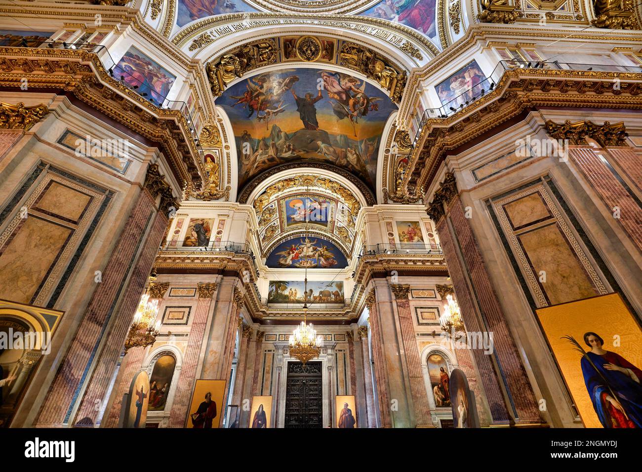 St. Petersburg Russia. Isaac's Cathedral Stock Photo - Alamy