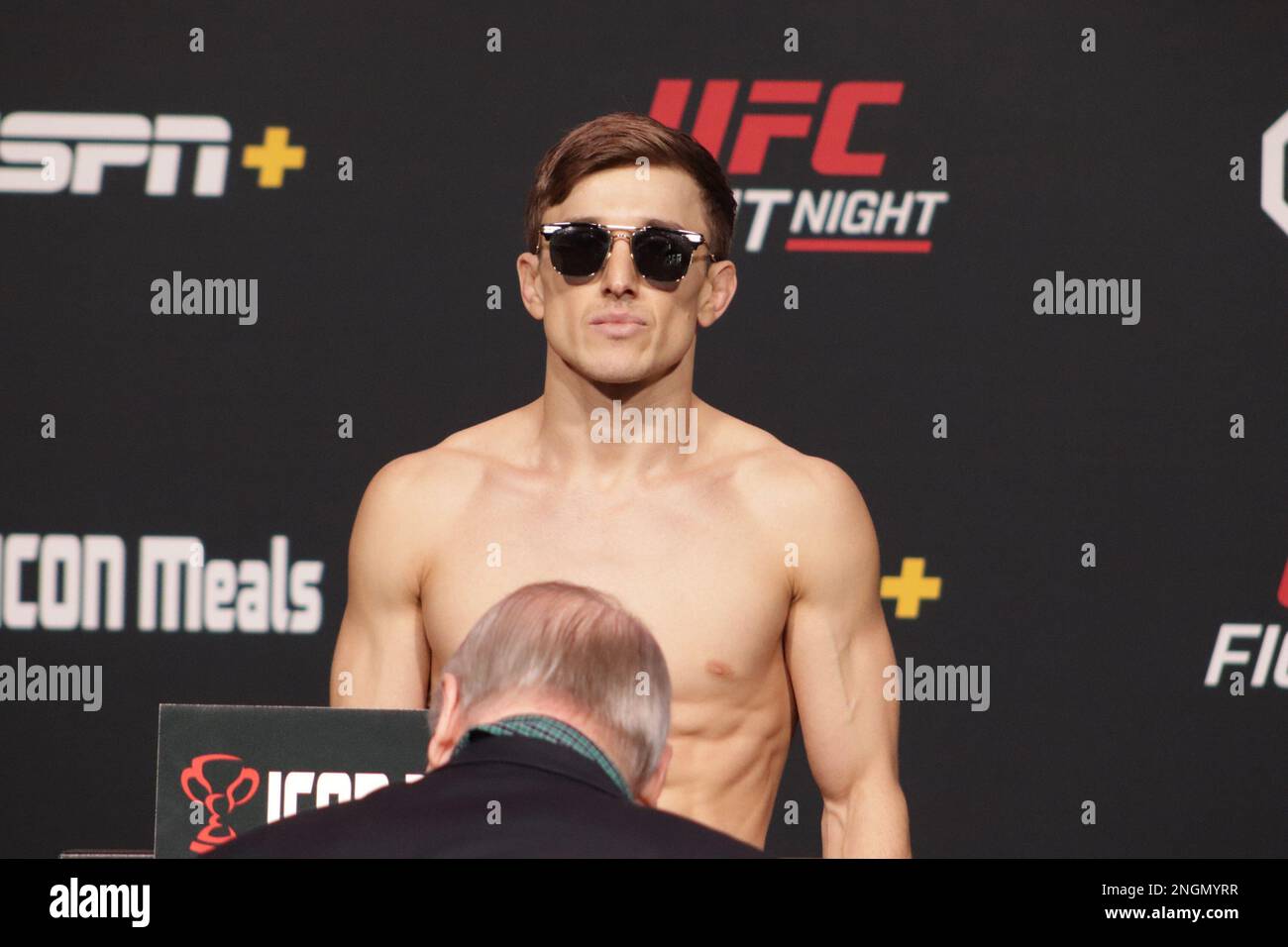 LAS VEGAS, NV - FEBRUARY 17: UFC fighter Clayton Carpenter poses on the ...