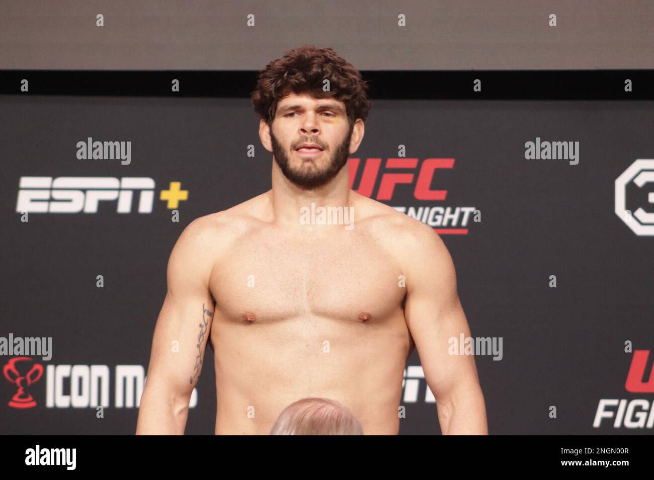 LAS VEGAS, NV - FEBRUARY 17: UFC fighter Philipe Lins poses on the ...