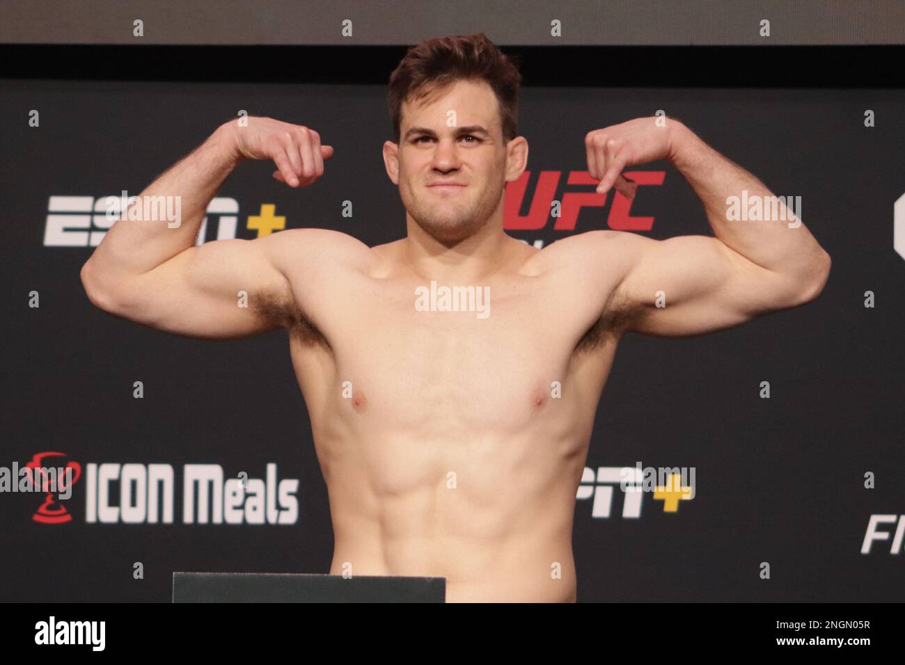 LAS VEGAS, NV - FEBRUARY 17: UFC fighter Jordan Wright poses on the ...