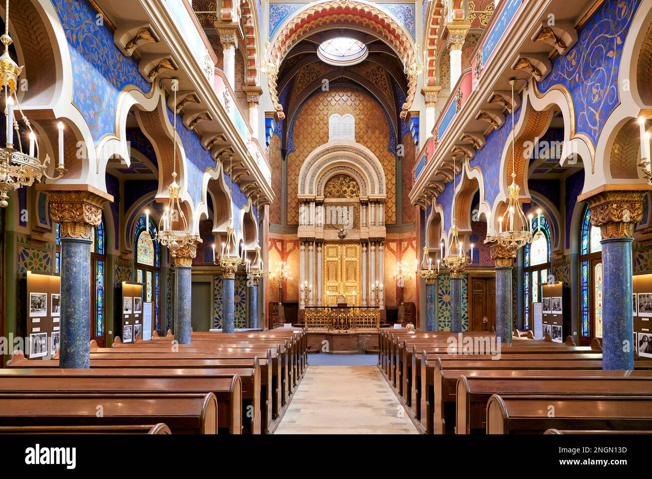 Interior old synagogue photo hi-res stock photography and images - Alamy