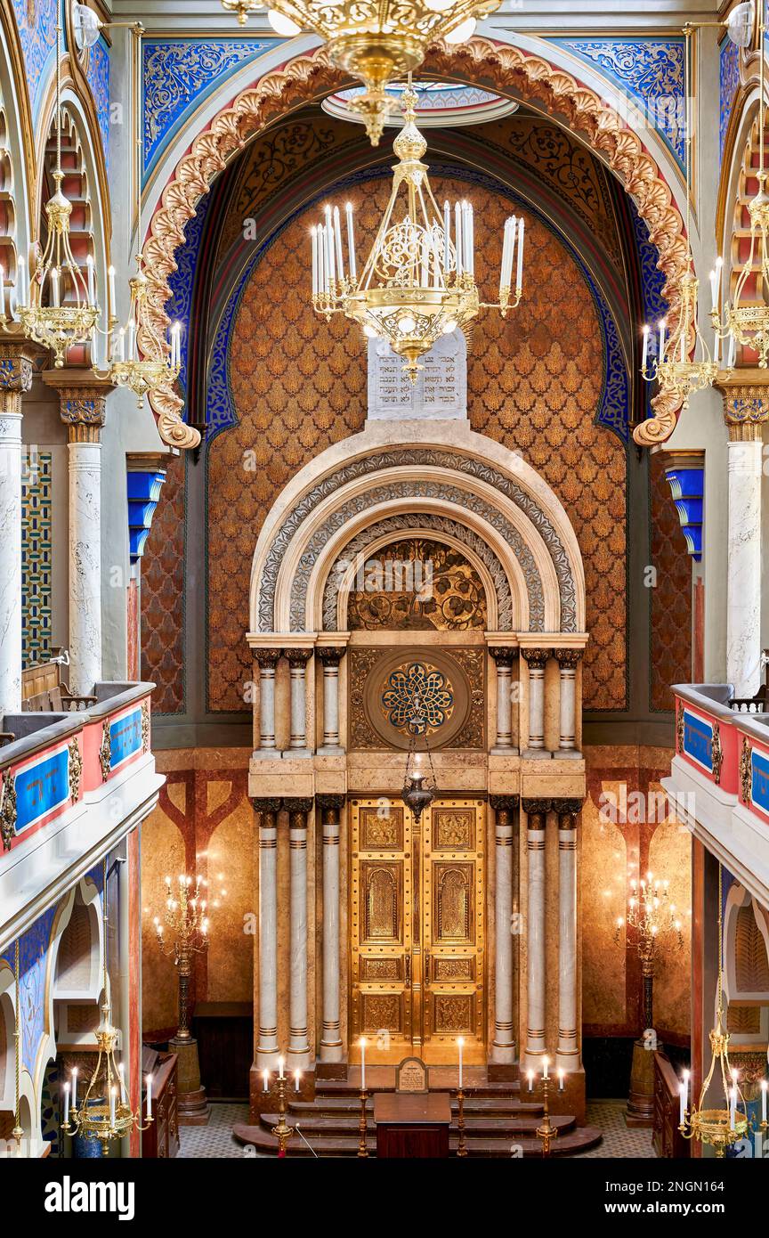 Prague Czech Republic. Jerusalem Synagogue Stock Photo - Alamy
