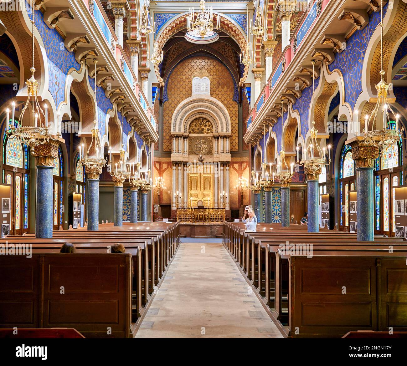 Interior old synagogue photo hi-res stock photography and images - Alamy