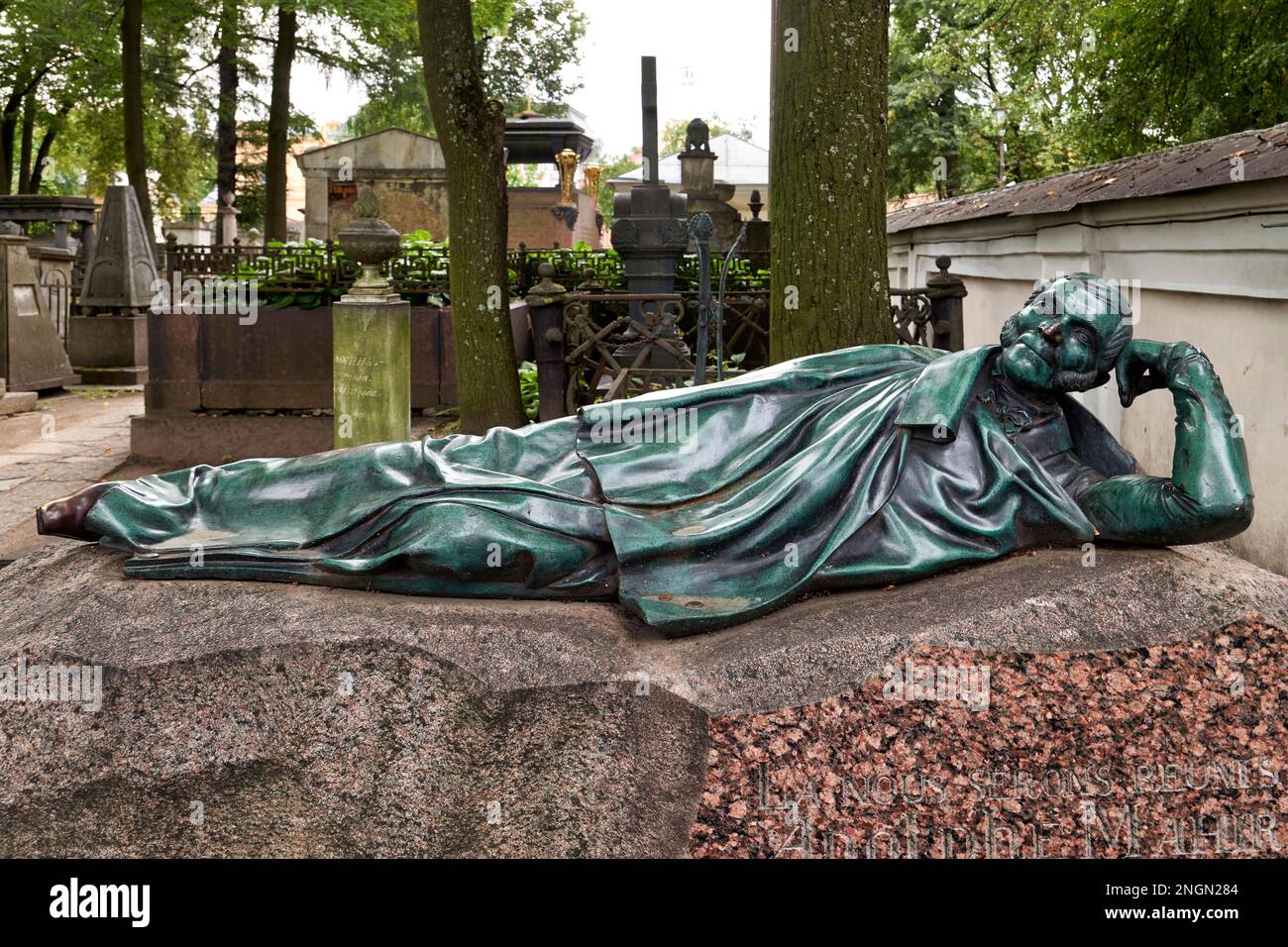 Tikhvin cemetery hi-res stock photography and images - Alamy