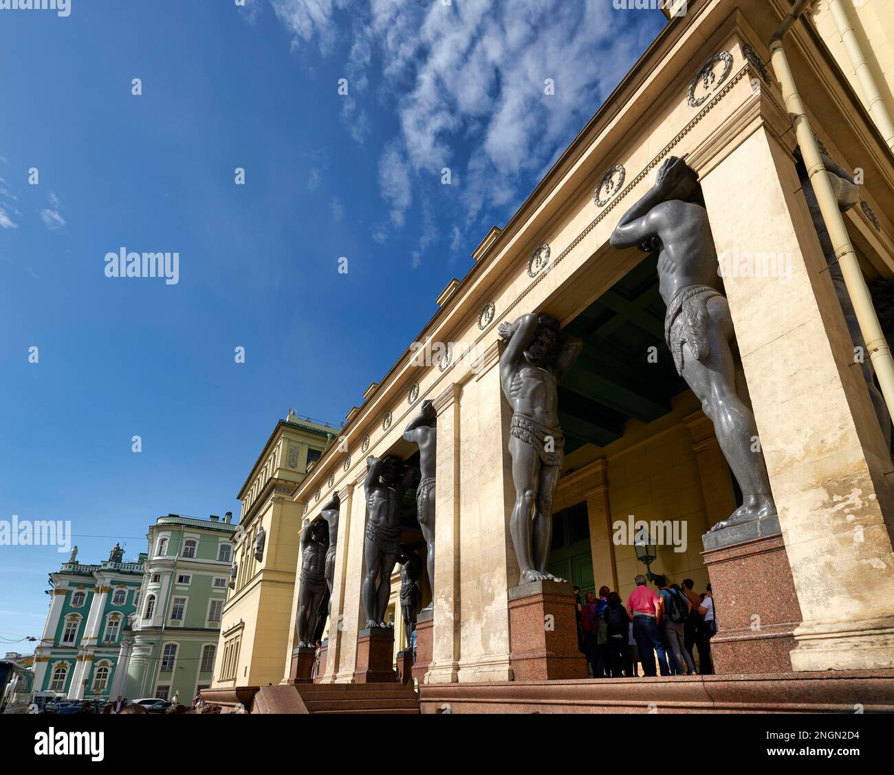St. Petersburg Russia. Winter Palace Hermitage Museum. The Atlantis ...
