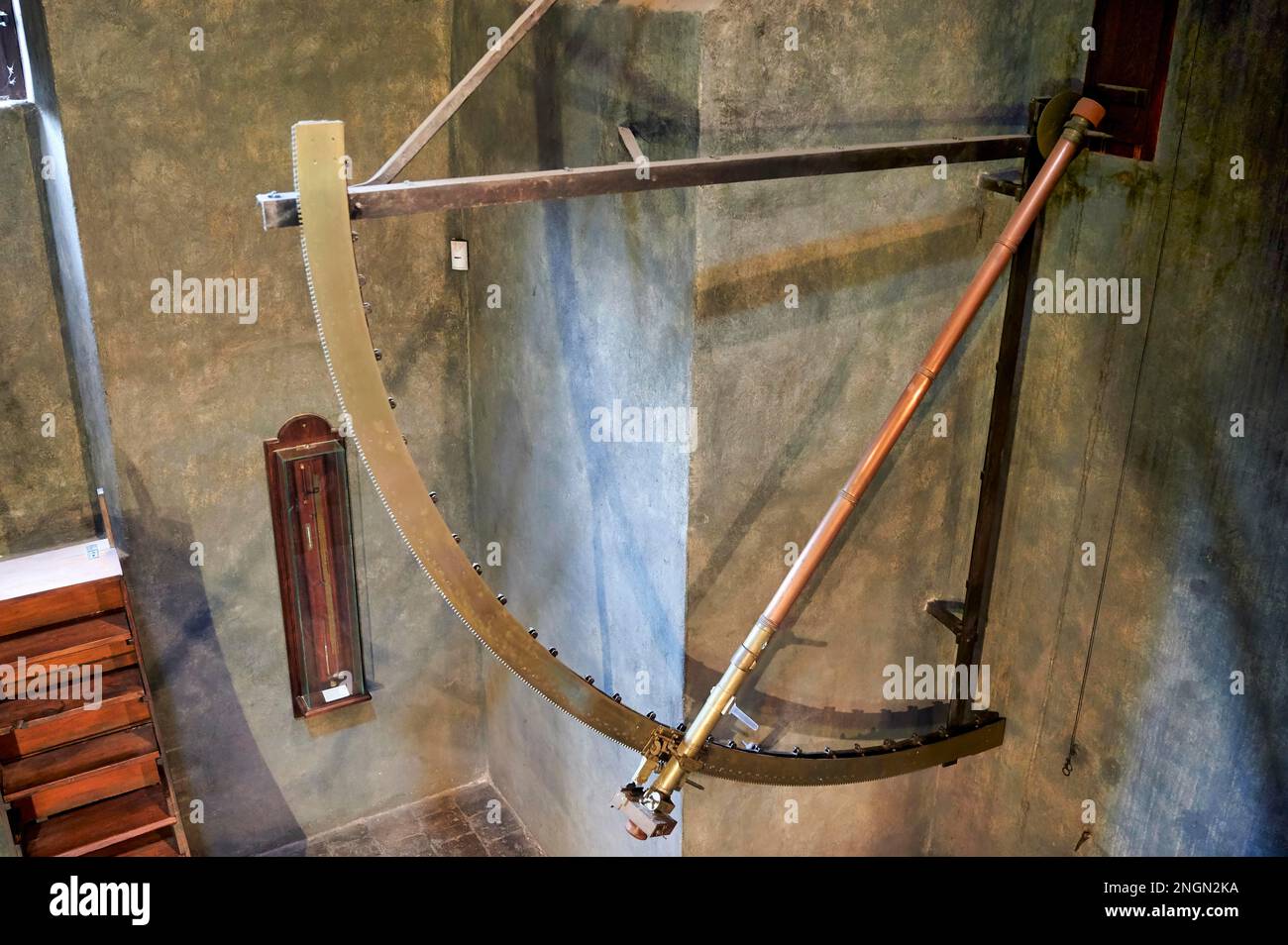 Prague Czech Republic. Astronomical instruments inside Klementinum ...