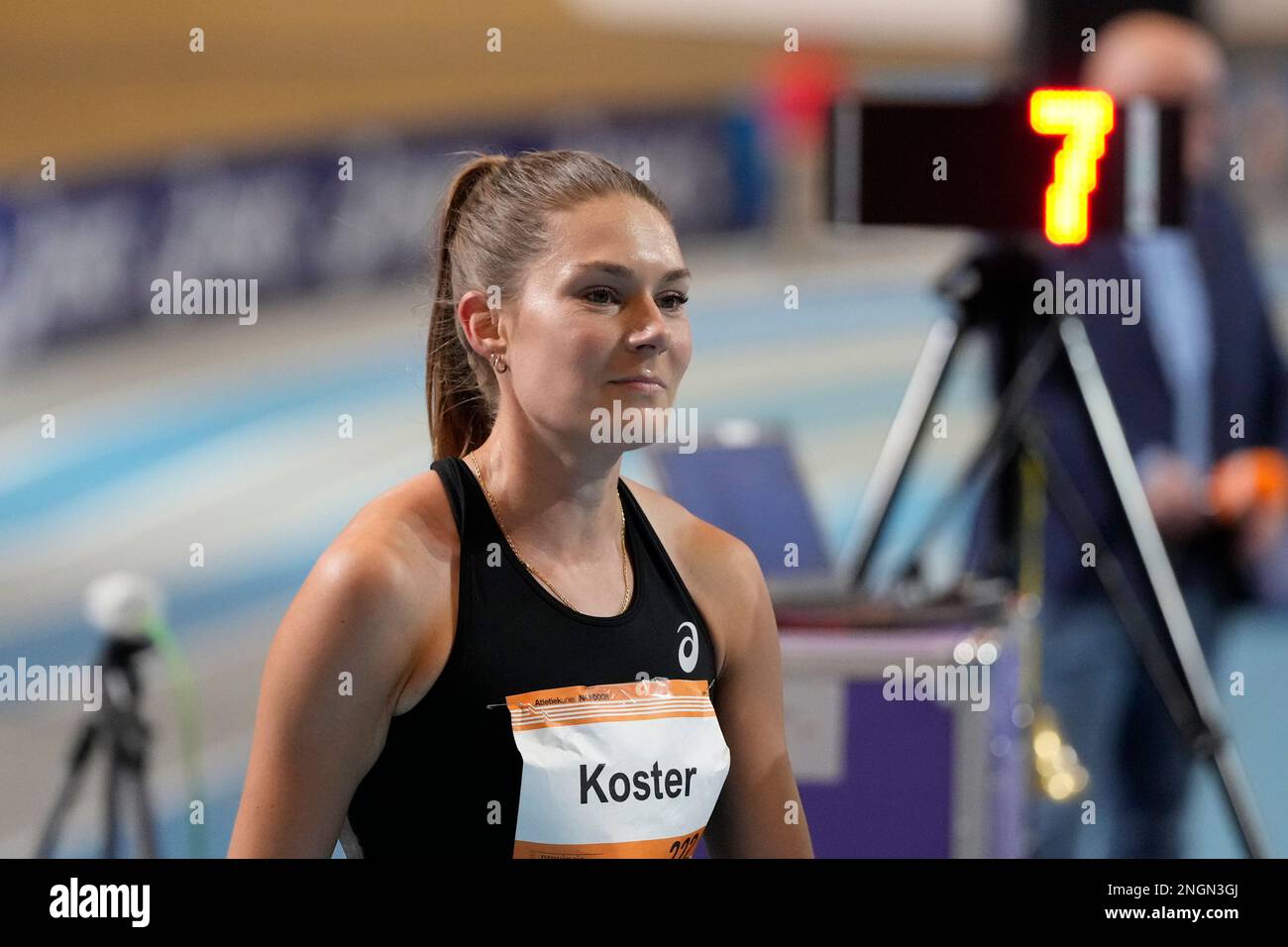 APELDOORN, NETHERLANDS - FEBRUARY 18: Maureen Koster during the Dutch ...