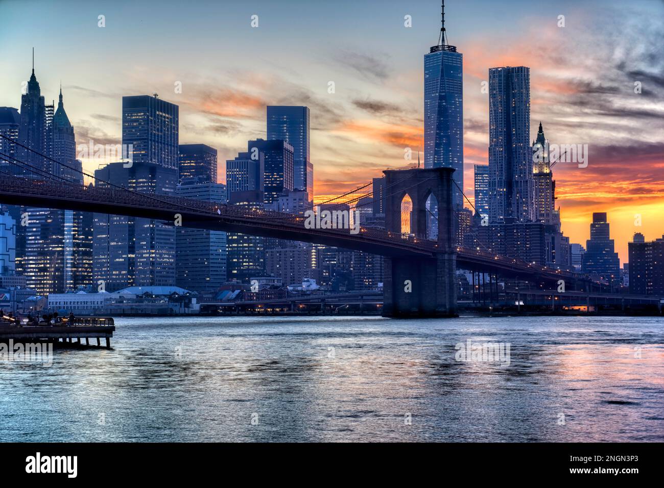 Panorama downtown manhattan hi-res stock photography and images - Alamy