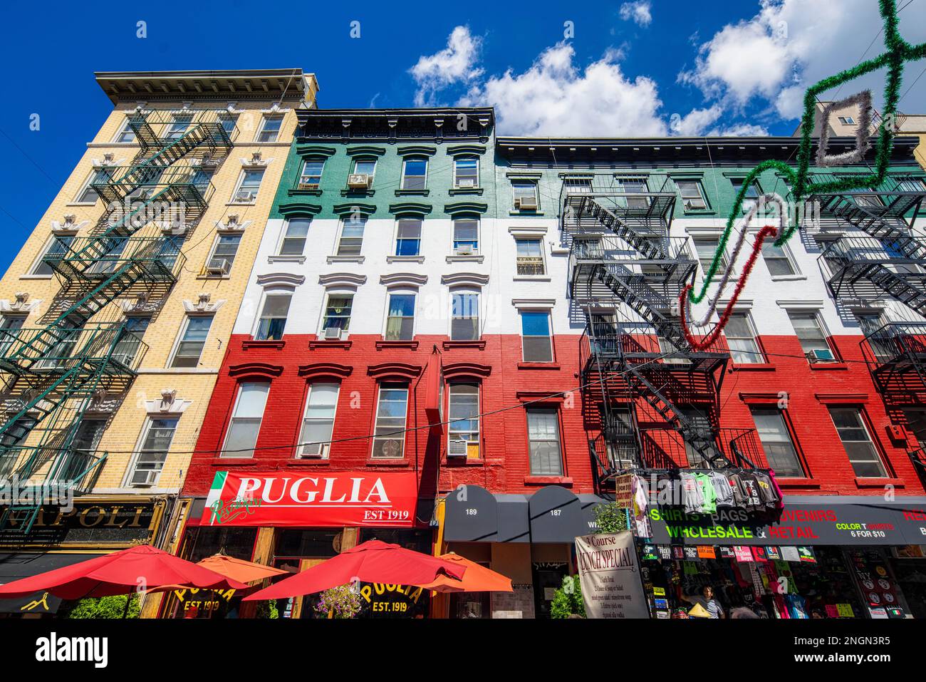 New York. Manhattan. Little Italy Stock Photo - Alamy