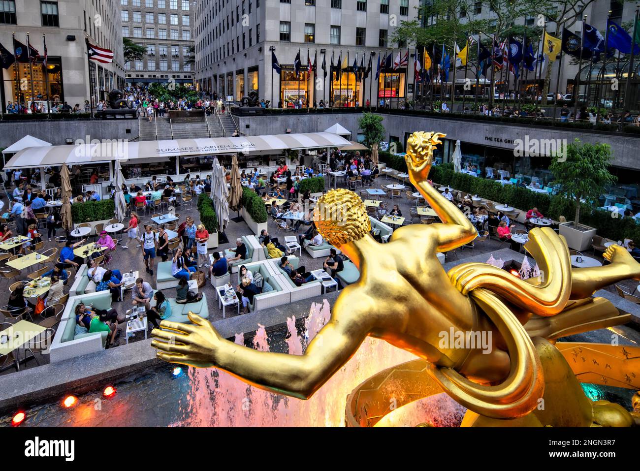 New York. Manhattan. Rockefeller Center Stock Photo - Alamy