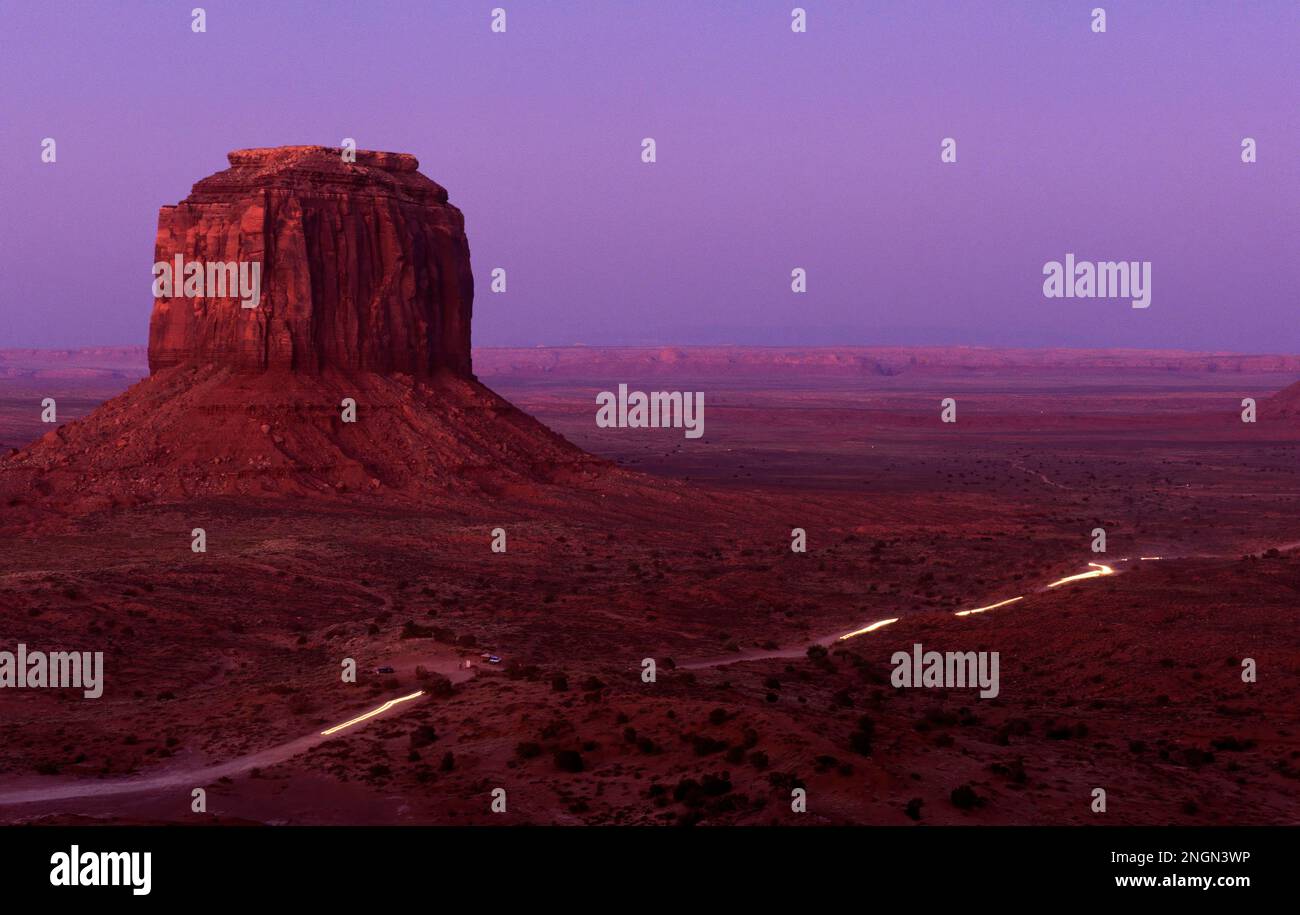 Natural arch monument valley arizona hi-res stock photography and ...
