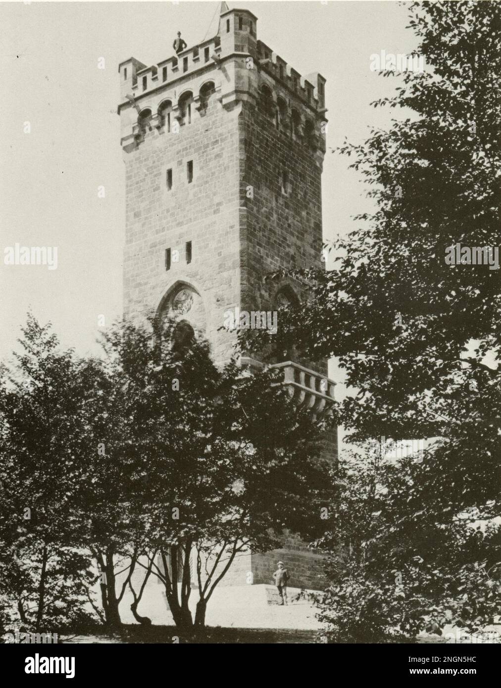 Bielefeld, Germany 1894 Drei Kaiserturm (Tower of the three Emperors ...