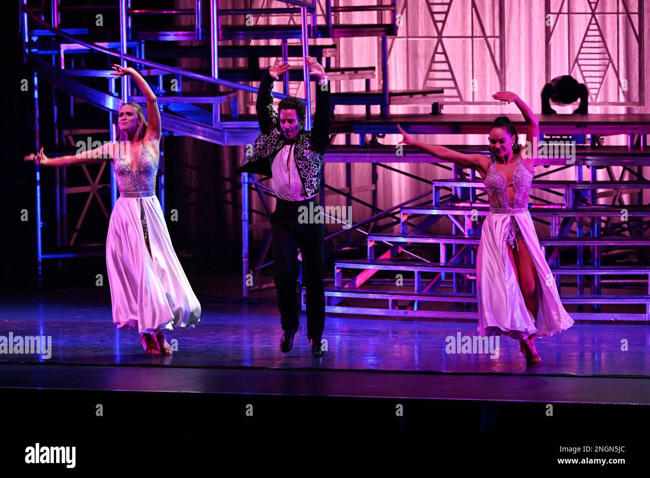 Hollywood FL, USA. 17th Feb, 2023. Alexis Warr, Sasha Farber and ...