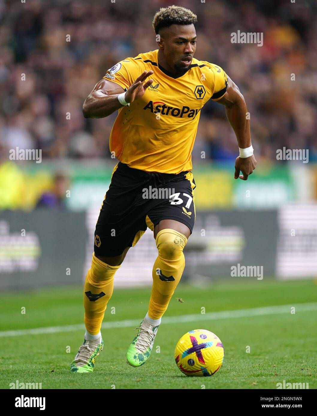 Wolverhampton Wanderers' Adama Traore during the Premier League match ...